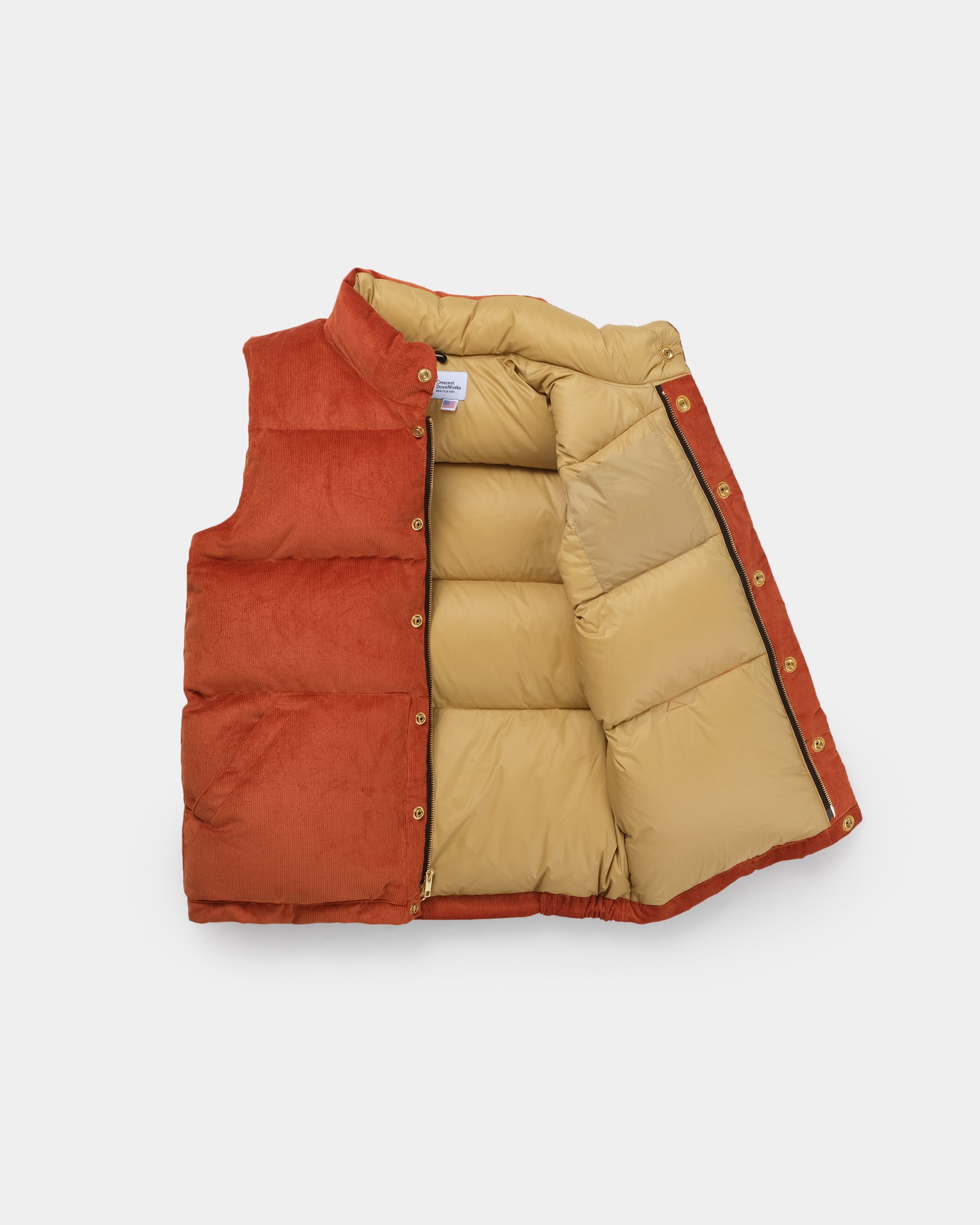 Shop American made goose down vests by Crescent Down Works